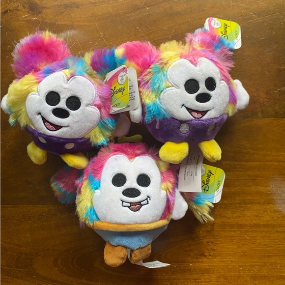 Disney | Toys | Disney Goofy Micky Rainbow Tie Dye Plush Slow Rise Ball ...